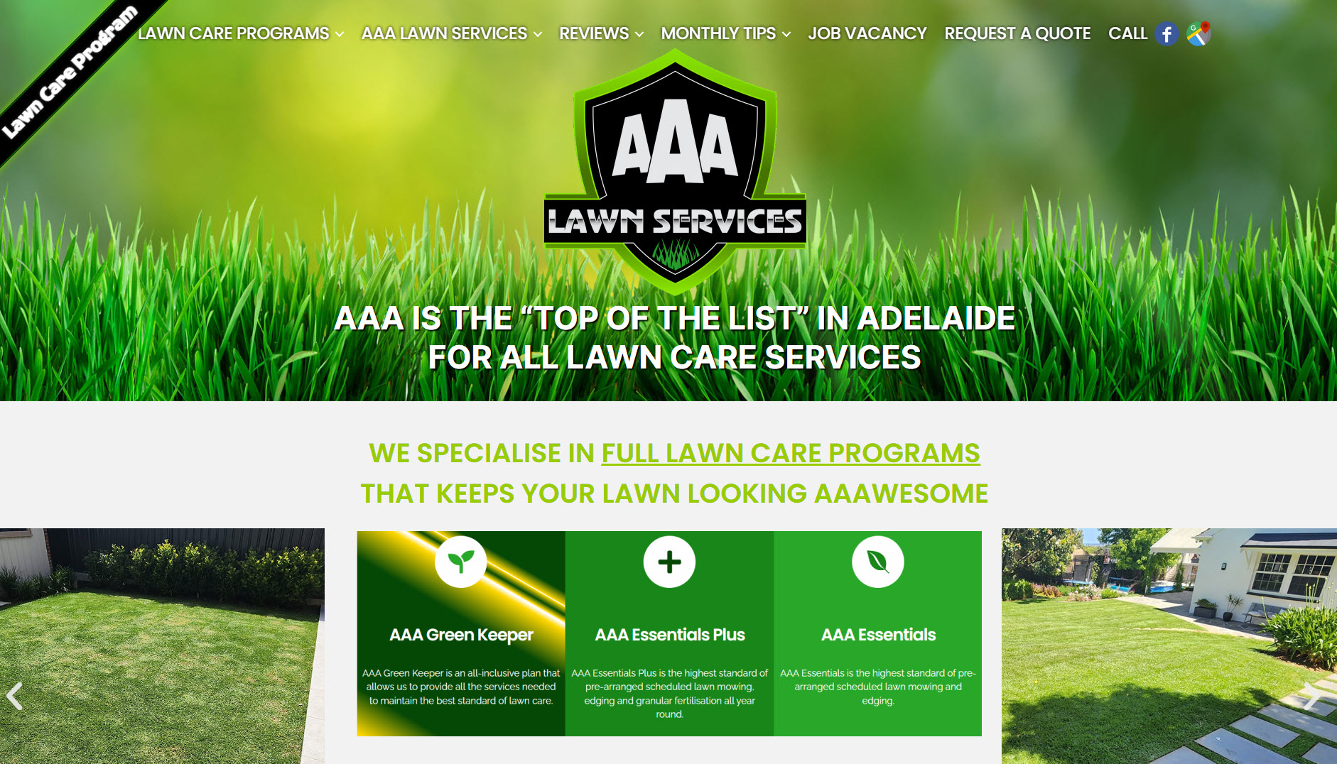 AAA Lawn Services - Adelaide Mowing & Lawn Care Programs